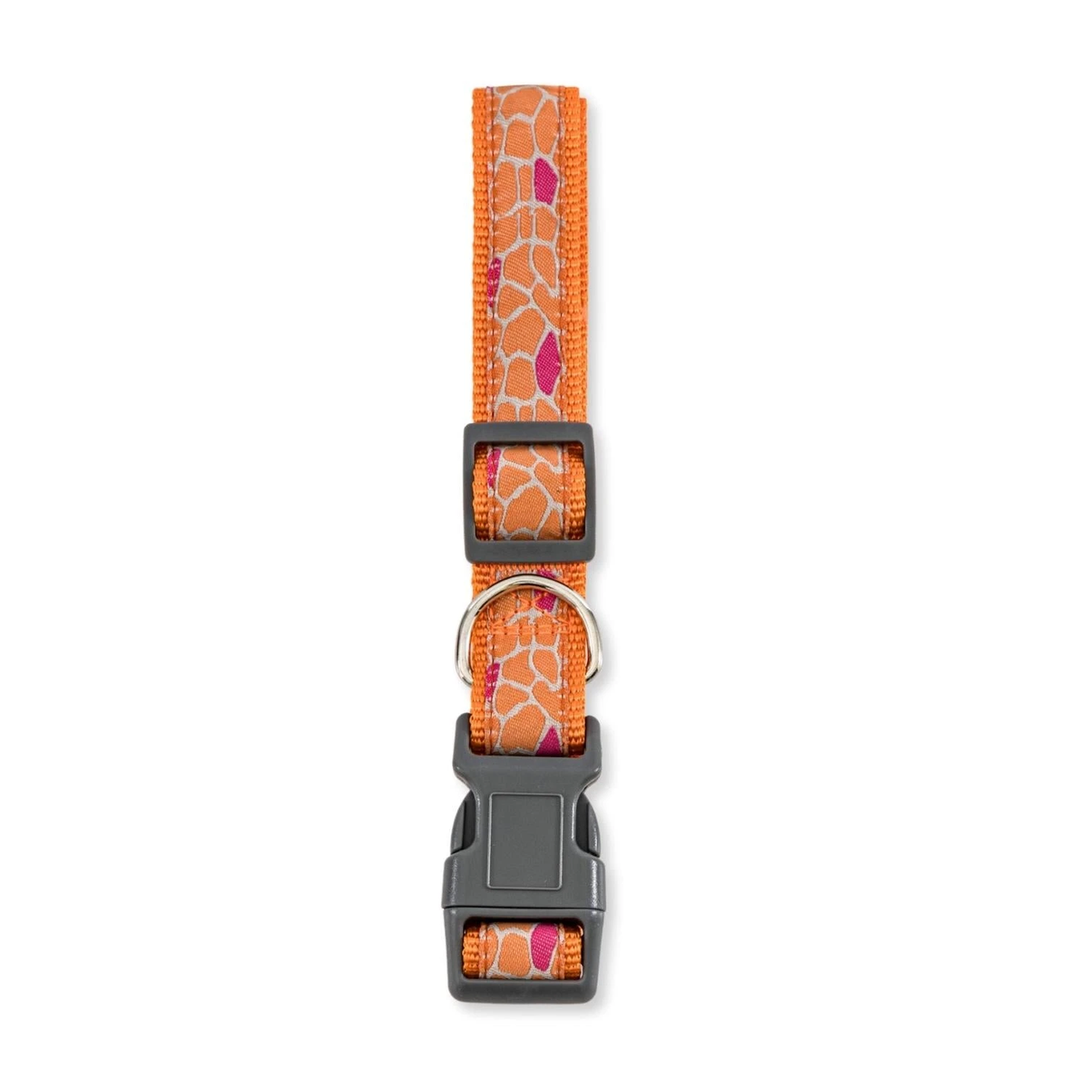 Nylon Dog Collar with Embroidered Giraffe Design – Adjustable, Durable ...
