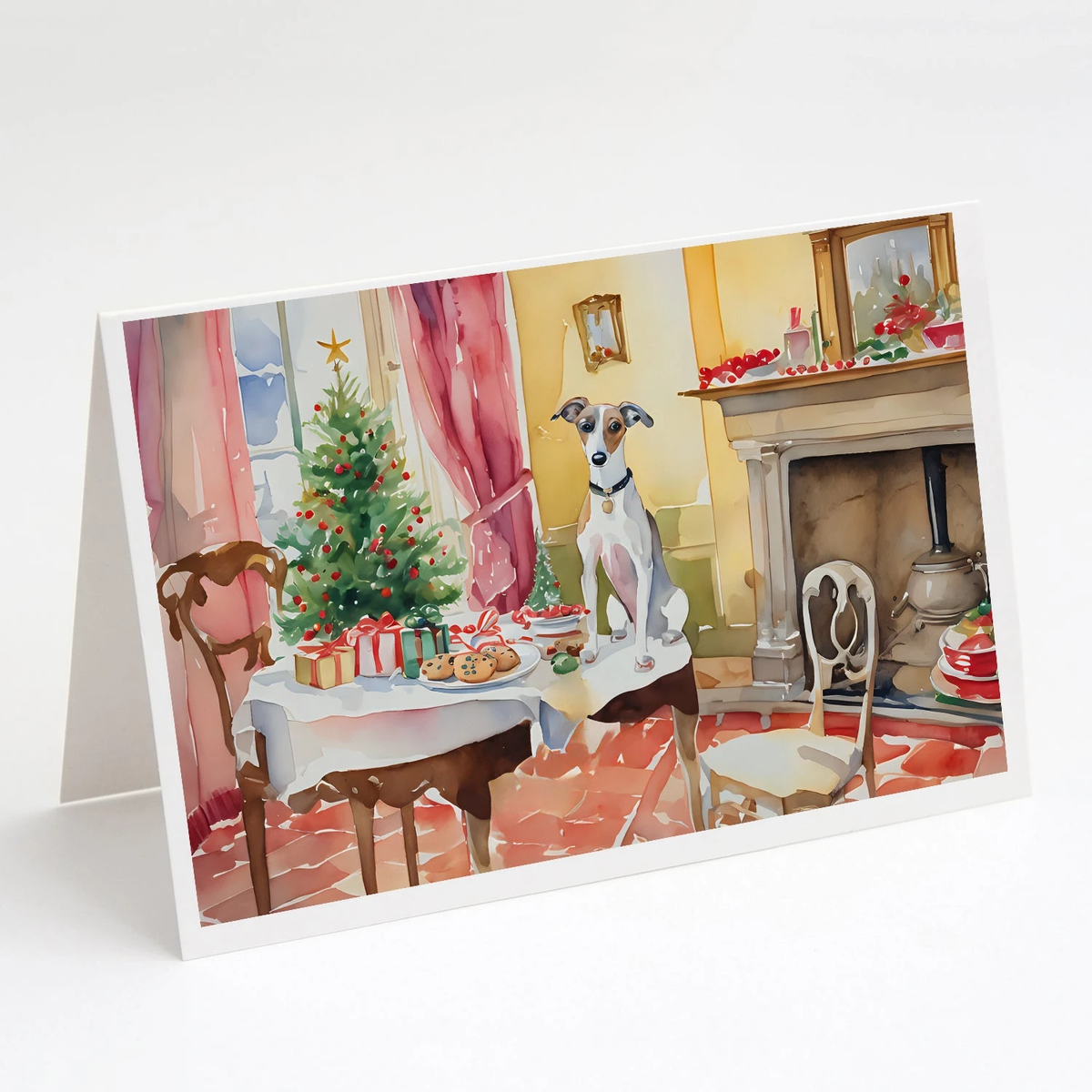 Italian Greyhound Christmas Cookies Greeting Cards Pack of 8 ...