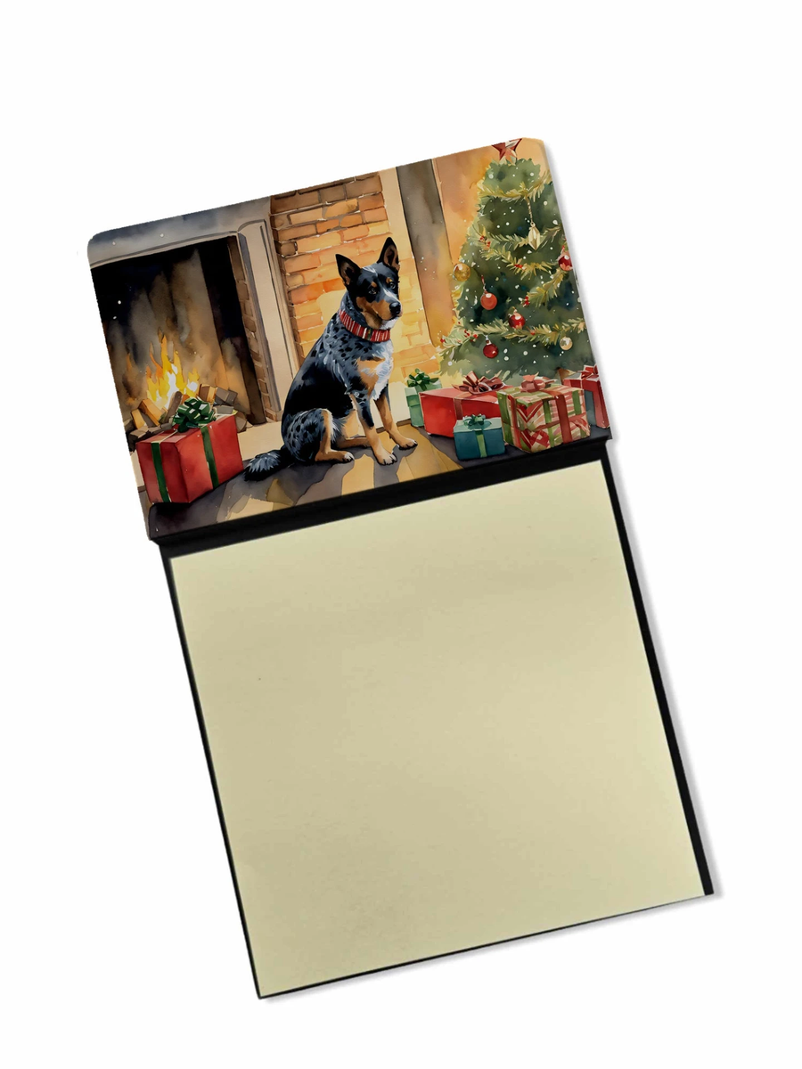 Australian Cattle Dog Cozy Christmas Sticky Note Holder – Glamorous Pups