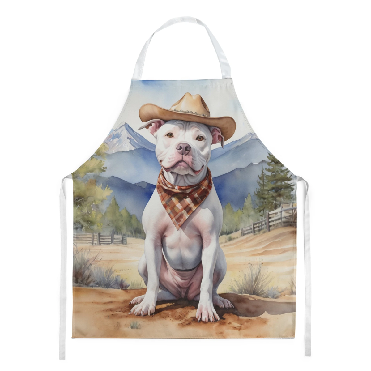 Pit Bull Terrier Cowboy Welcome Apron – Glamorous Pups